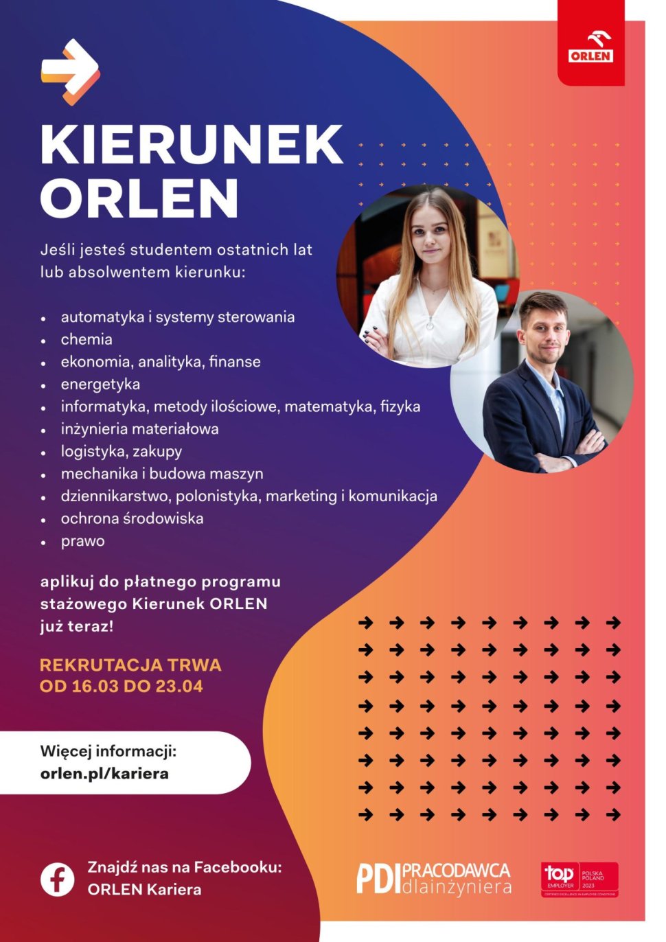 Płatne staże Kierunek ORLEN – rekrutacja do 23 kwietnia | Aktualności ...